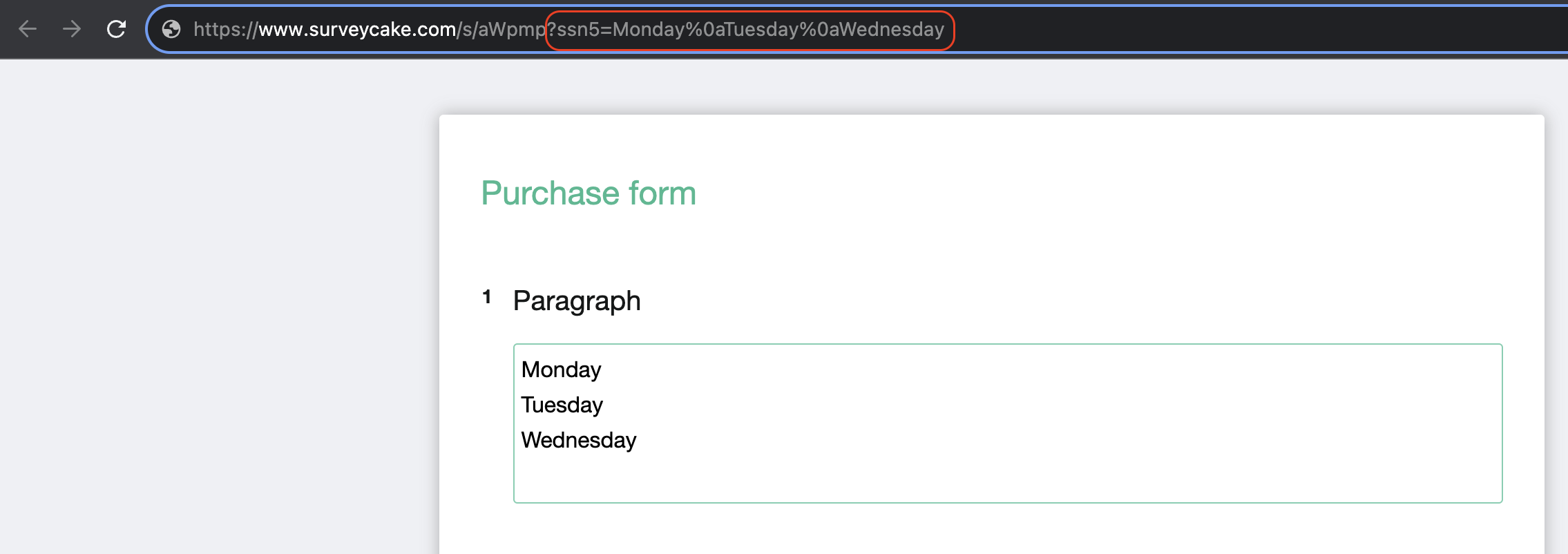 Paragraph｜SurveyCake Help Center