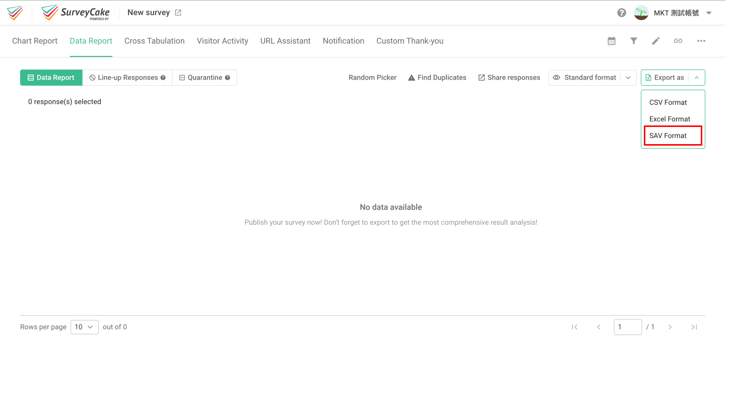 SAV & SPSS Export｜SurveyCake Help Center