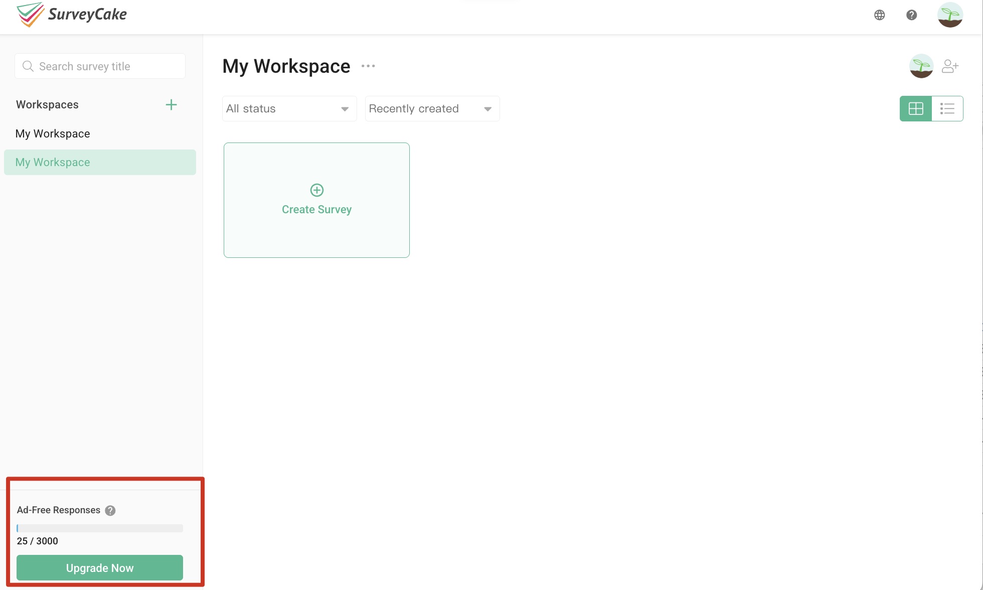 Ad-Free Responses｜SurveyCake Help Center