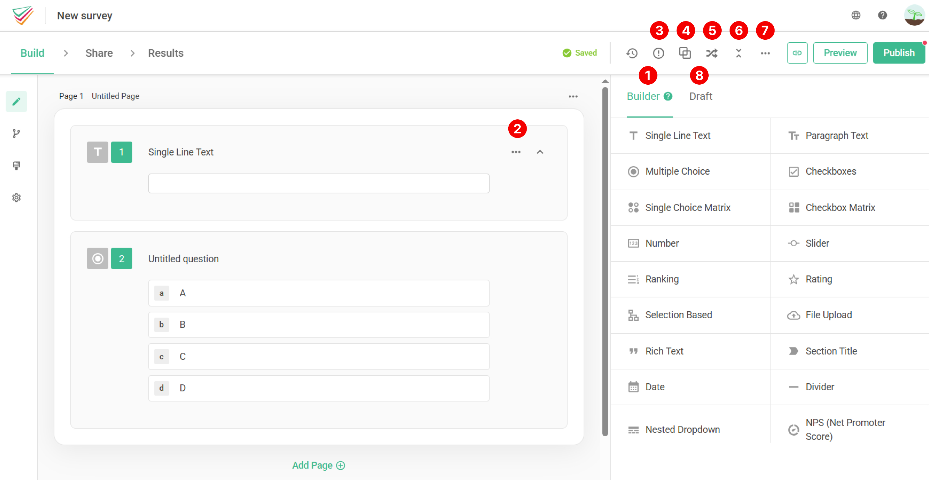 Add / Edit Questions｜SurveyCake Help Center