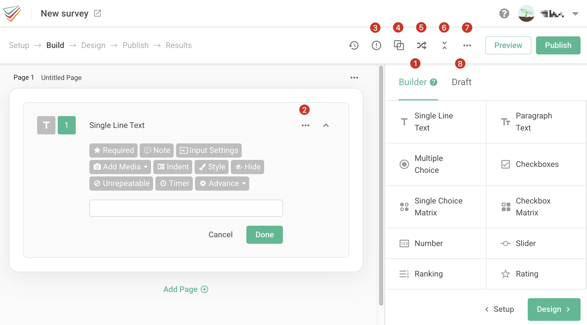Add / Edit Questions｜SurveyCake Help Center