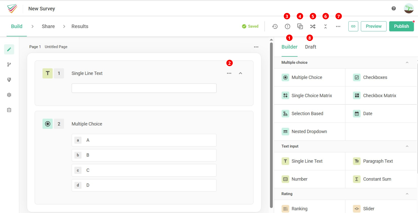 Add / Edit Questions｜SurveyCake Help Center