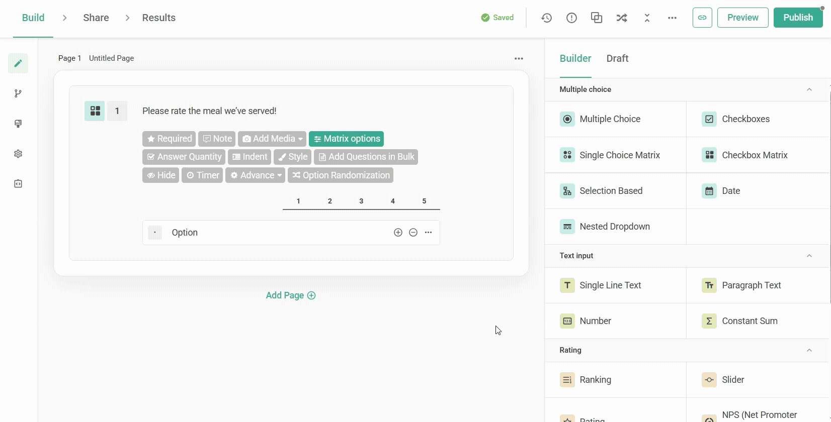Add Questions and Options in Bulk｜SurveyCake Help Center
