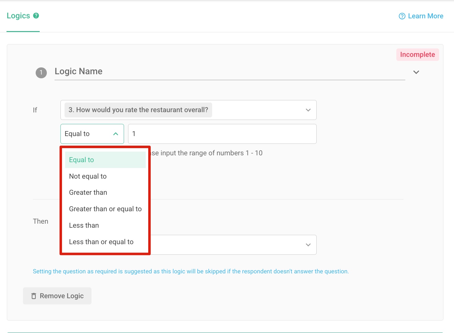 Advanced Logic｜SurveyCake Help Center