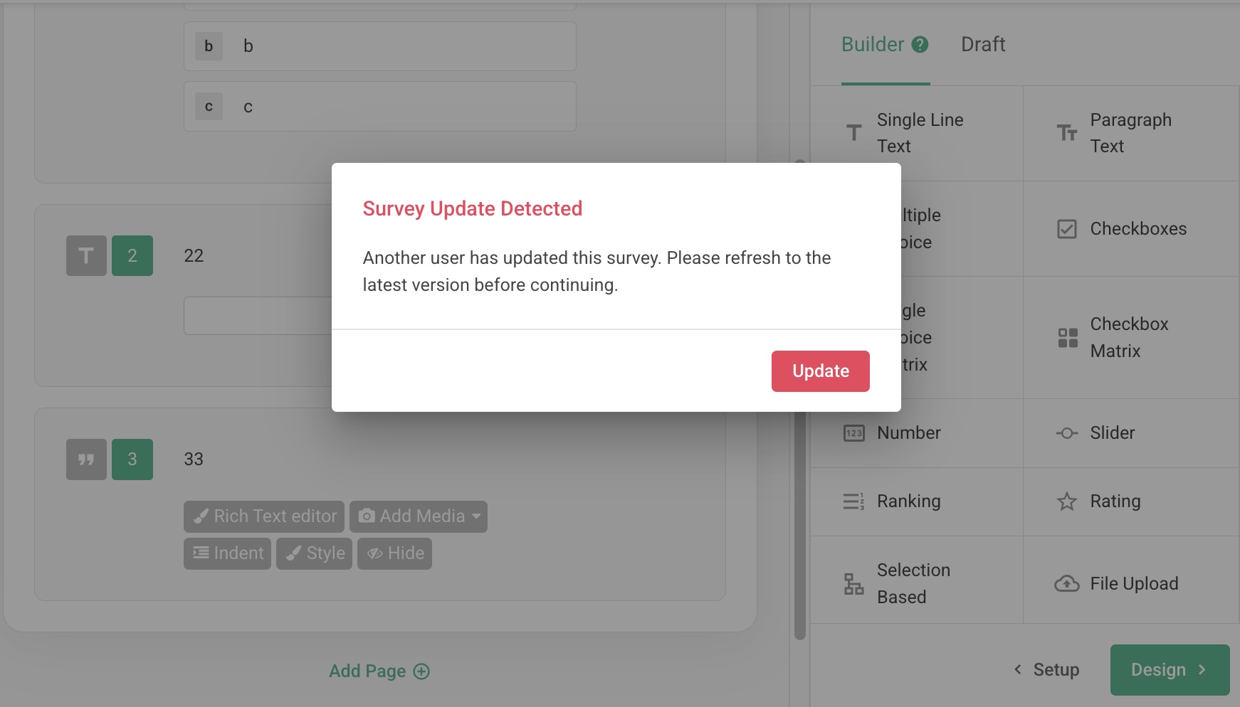 Auto Save & History｜SurveyCake Help Center