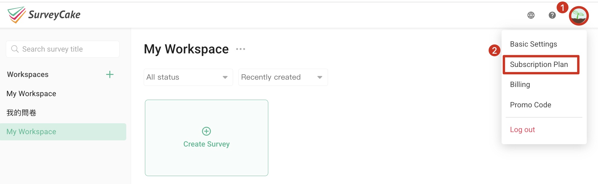 Cancel Subscription｜SurveyCake Help Center