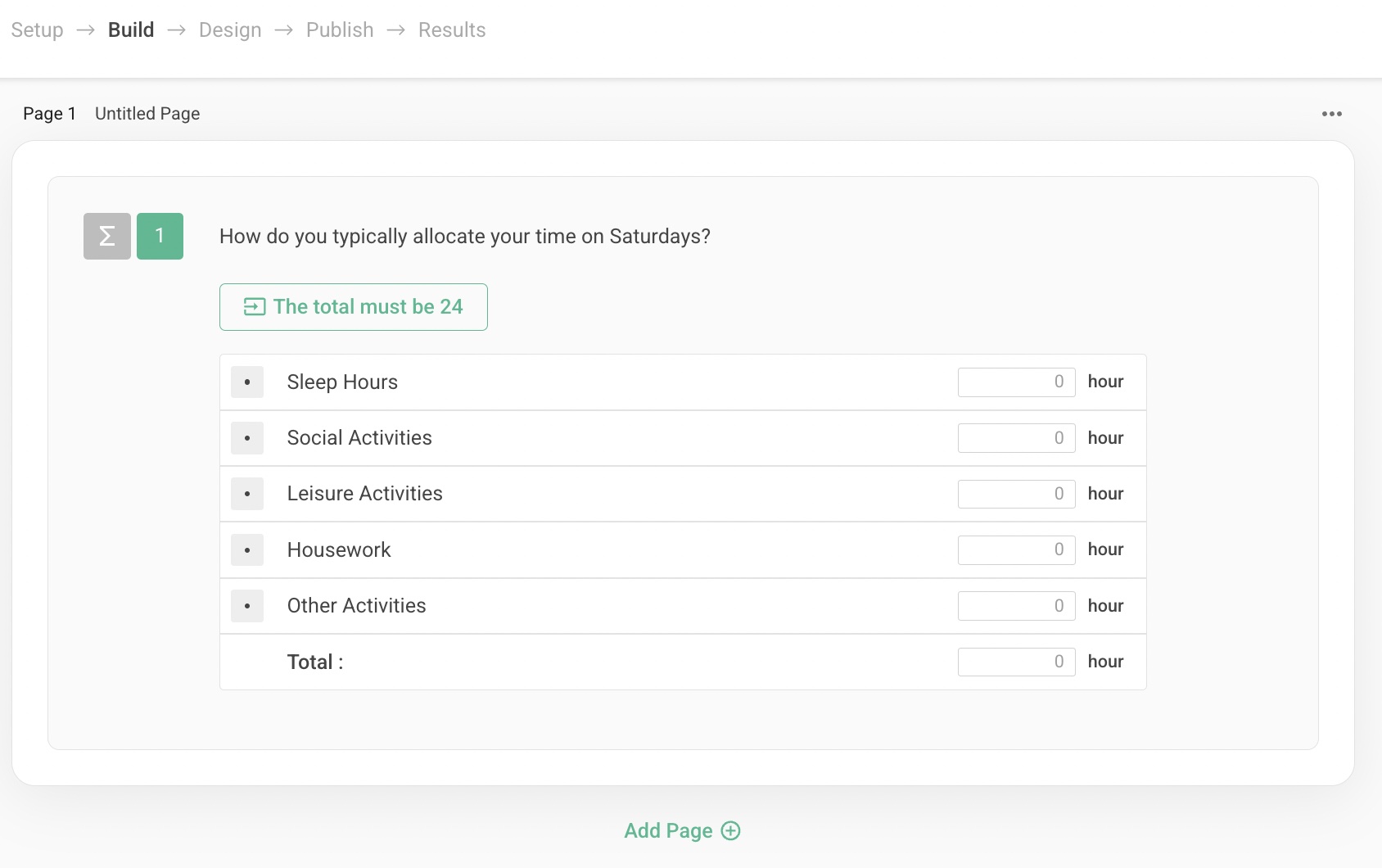 Constant Sum｜SurveyCake Help Center