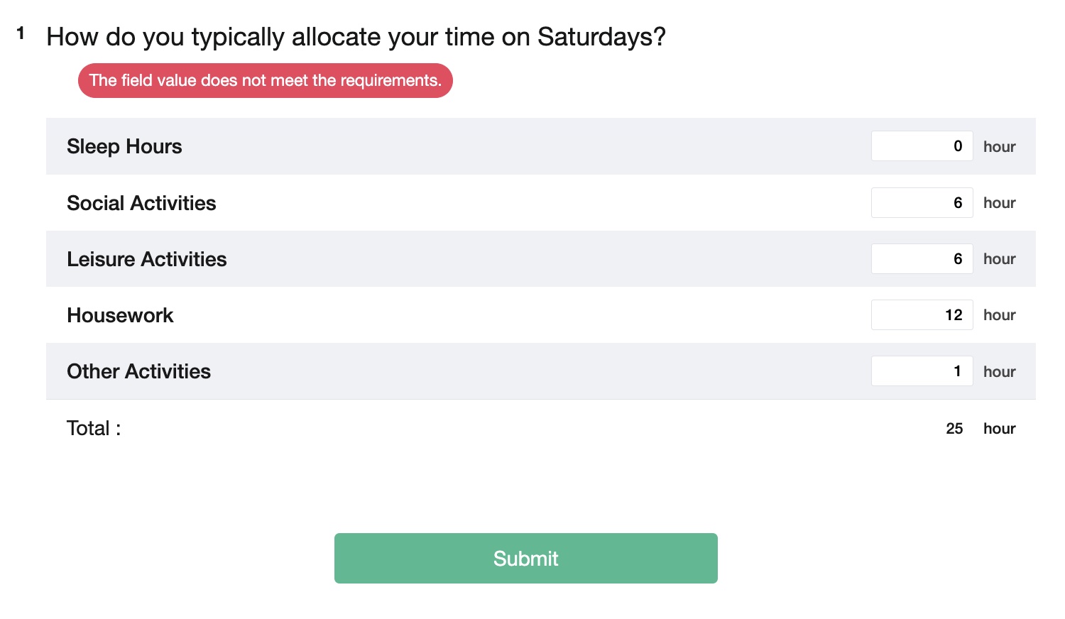 Constant Sum｜SurveyCake Help Center
