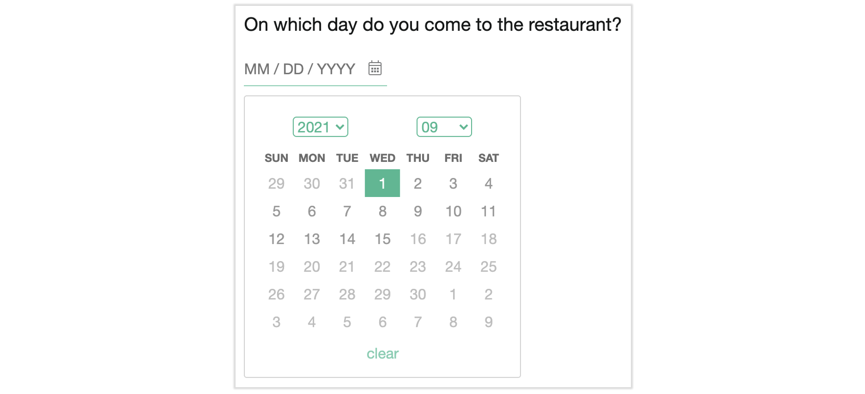 Date｜SurveyCake Help Center