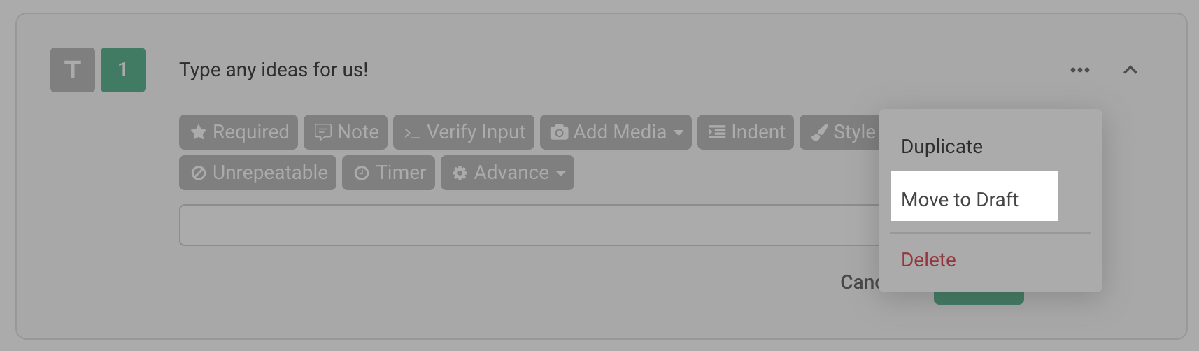 Draft｜SurveyCake Help Center