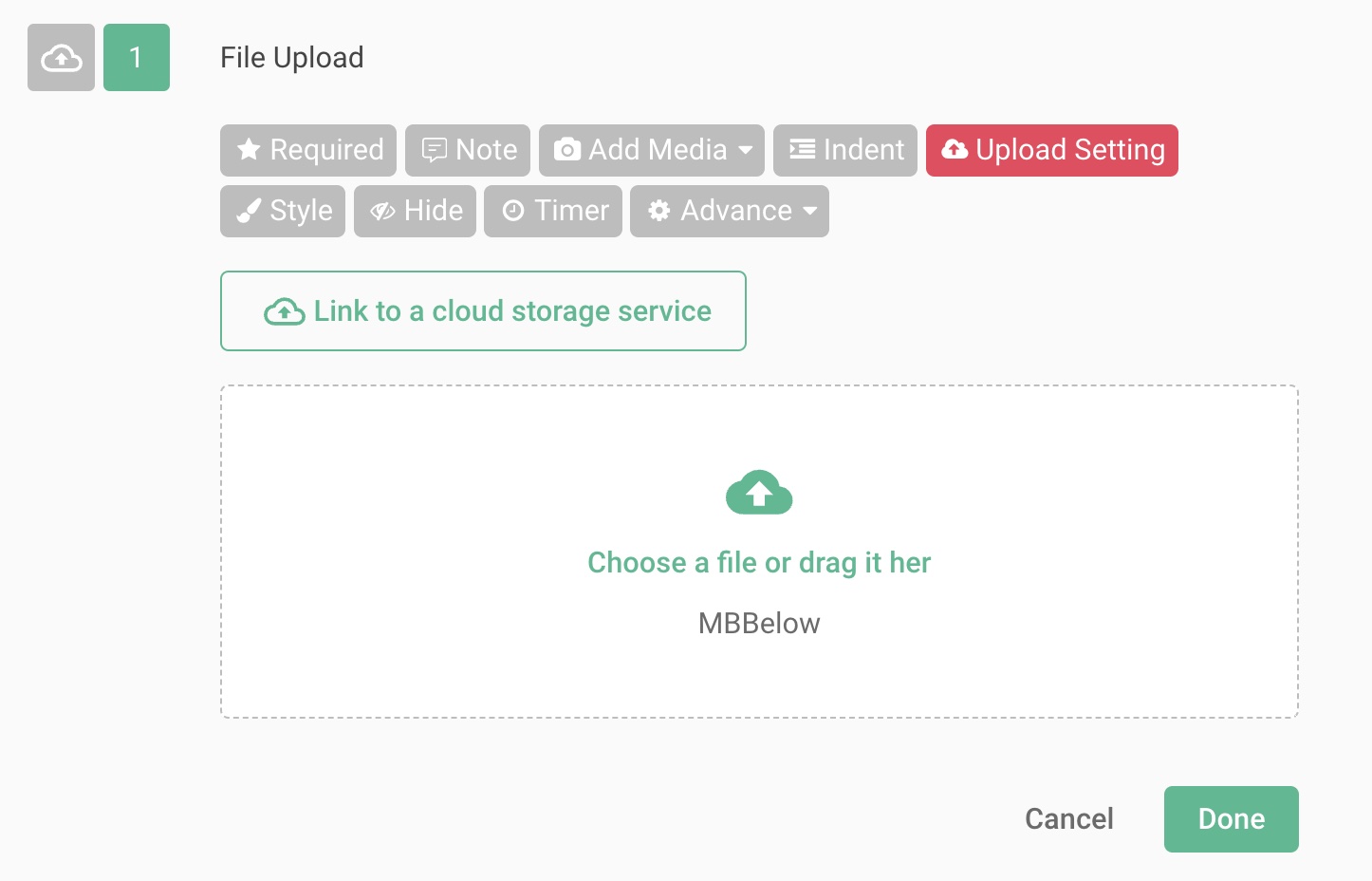 File Upload｜SurveyCake Help Center