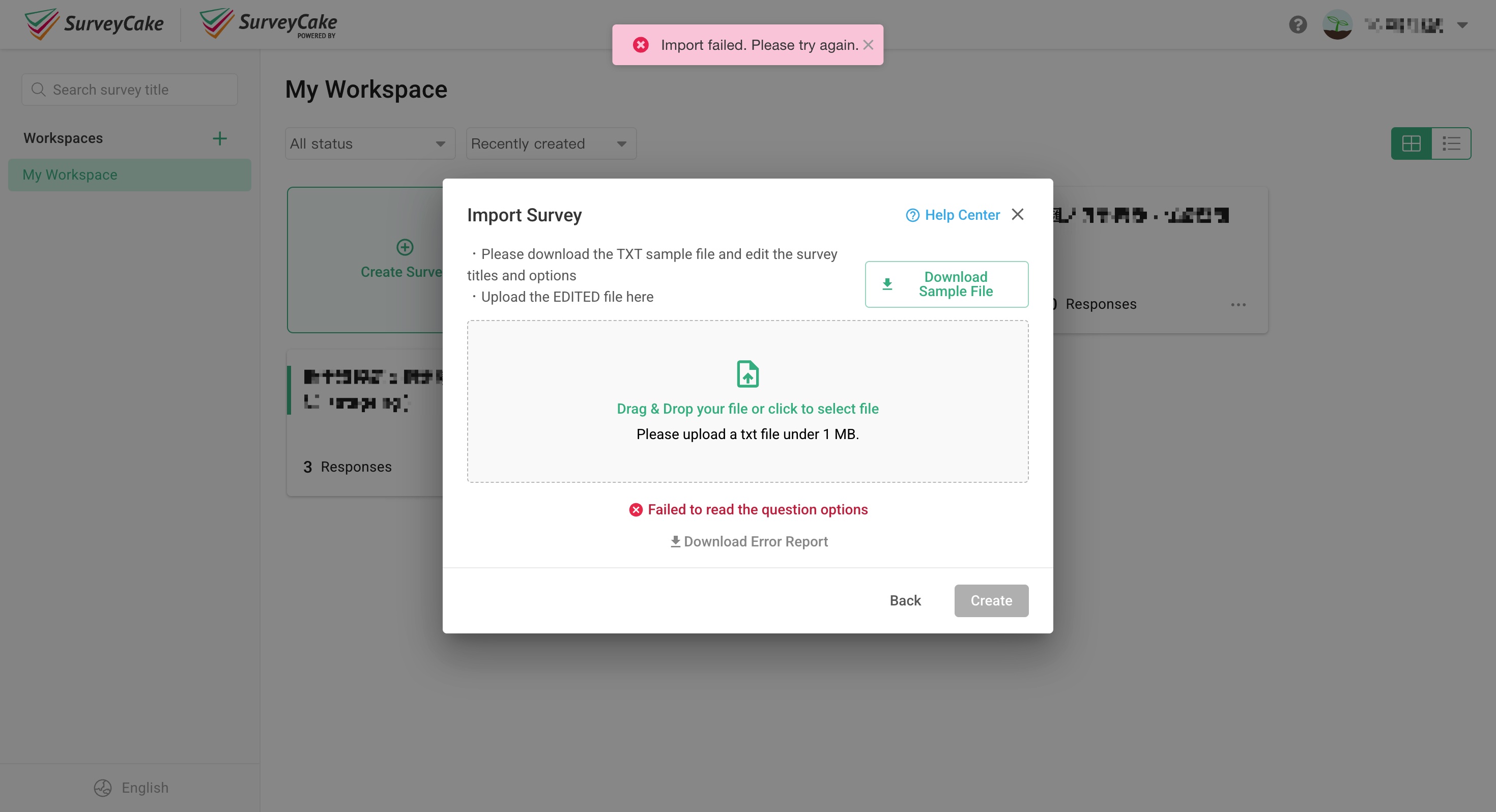 Import Survey｜SurveyCake Help Center