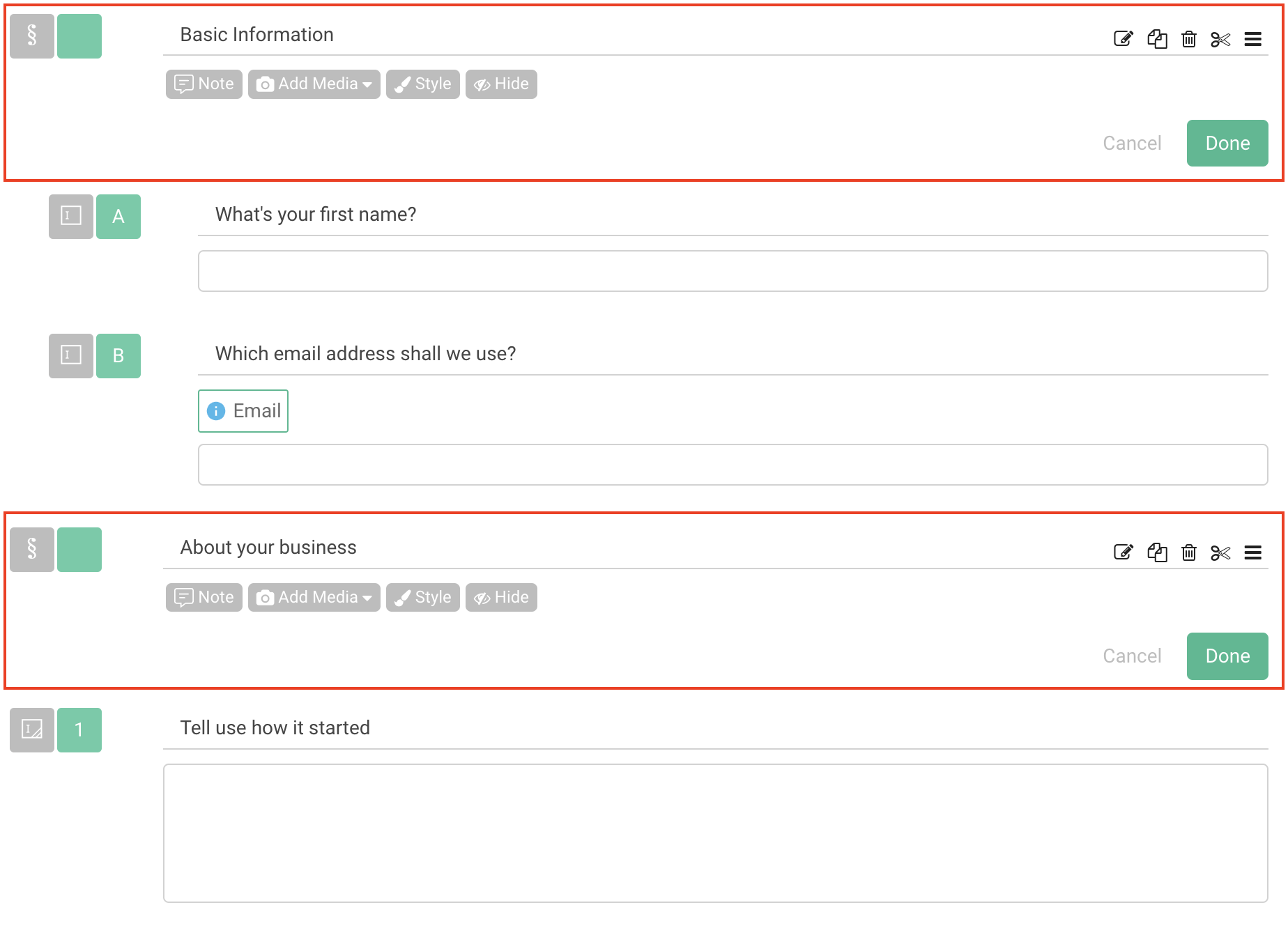 Section Title｜SurveyCake Help Center