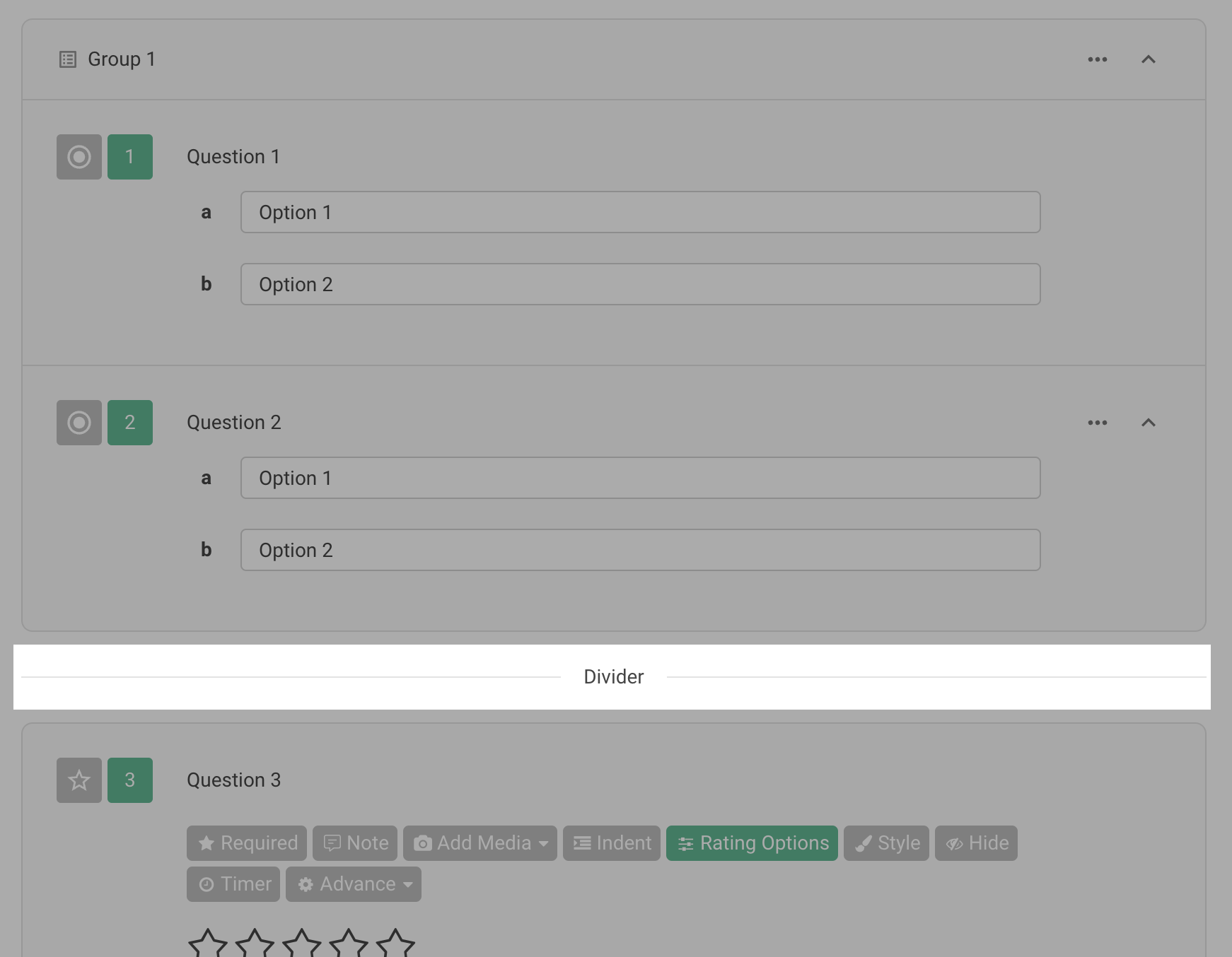 Divider｜SurveyCake Help Center
