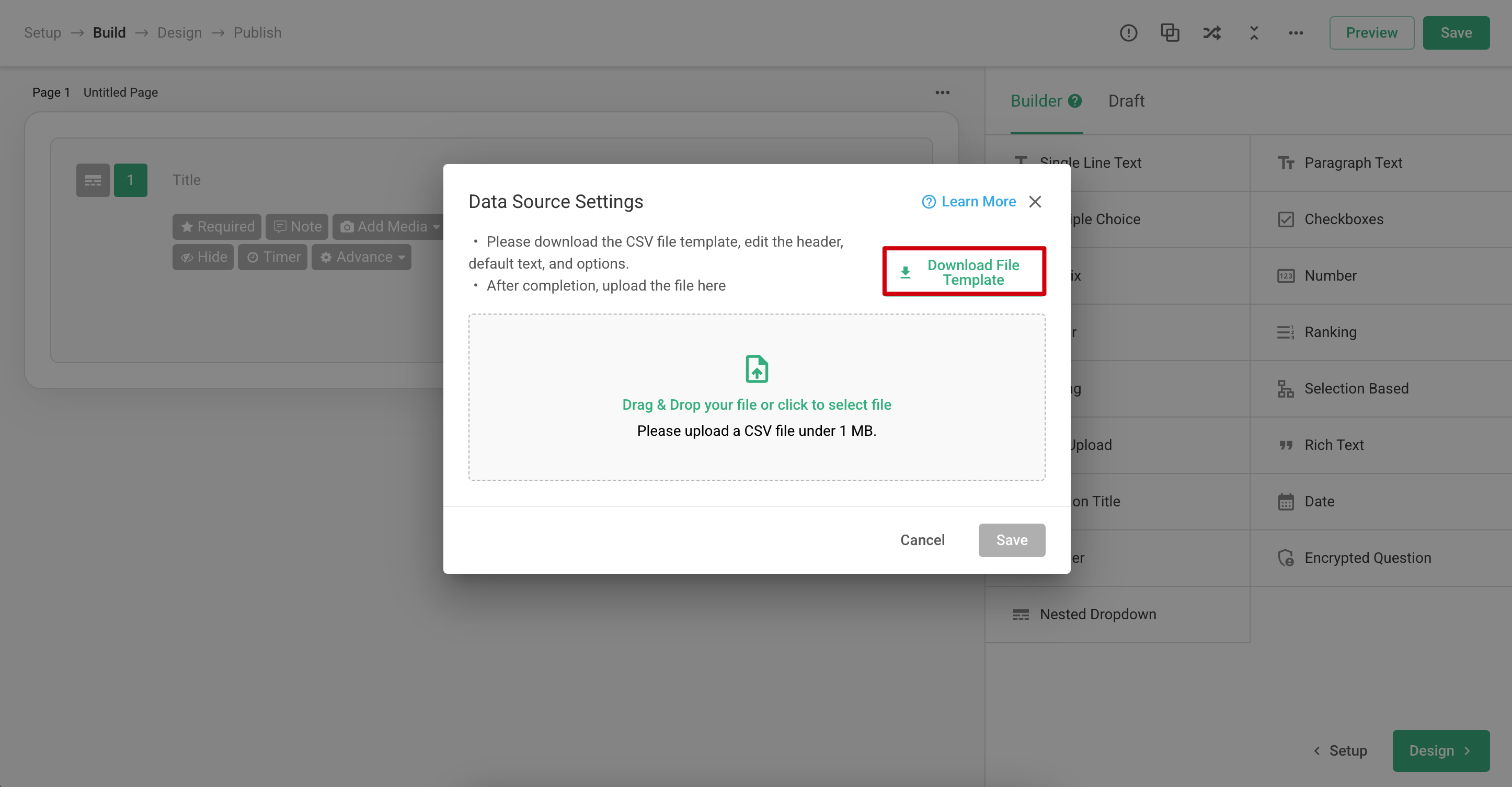 Nested Dropdown｜SurveyCake Help Center