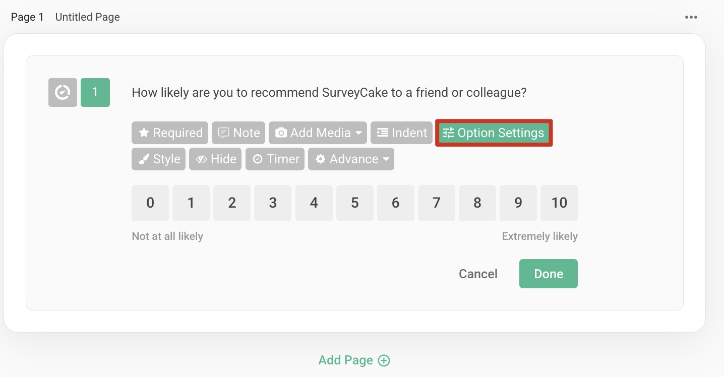 NPS (Net Promoter Score)｜SurveyCake Help Center