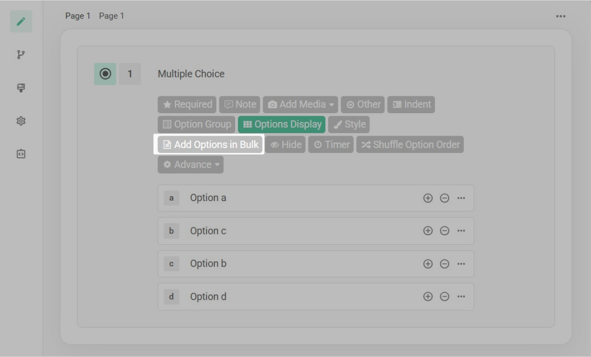 Option Group｜SurveyCake Help Center