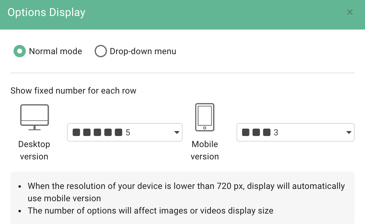 Options Display｜SurveyCake Help Center
