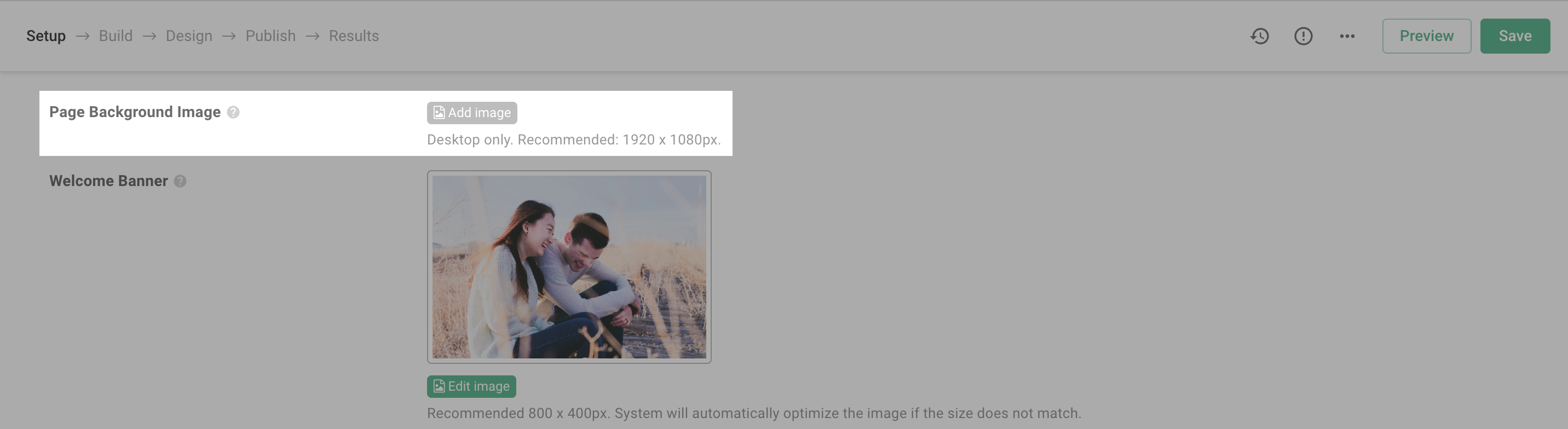 Page Background Image｜SurveyCake Help Center