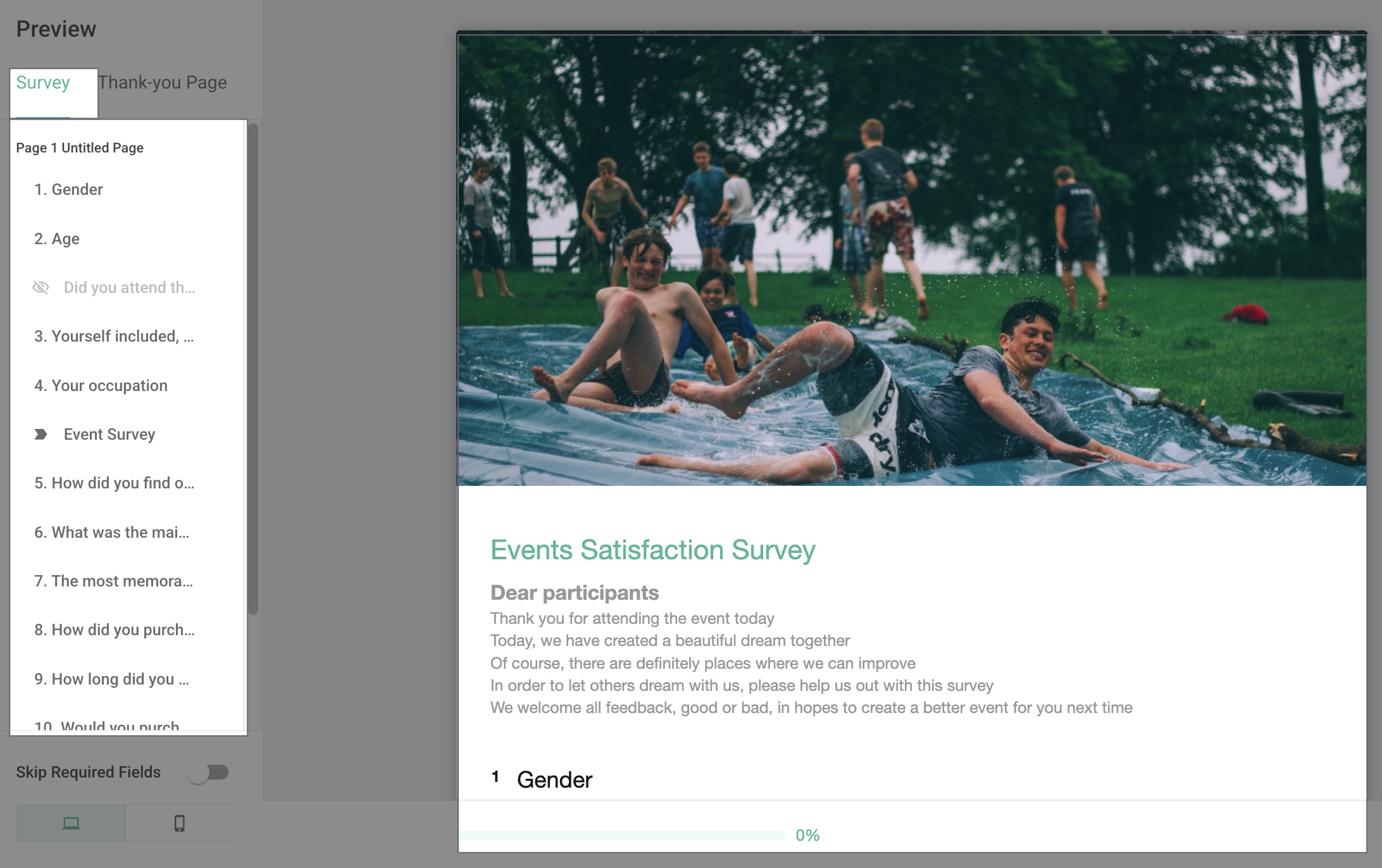 Preview｜SurveyCake Help Center