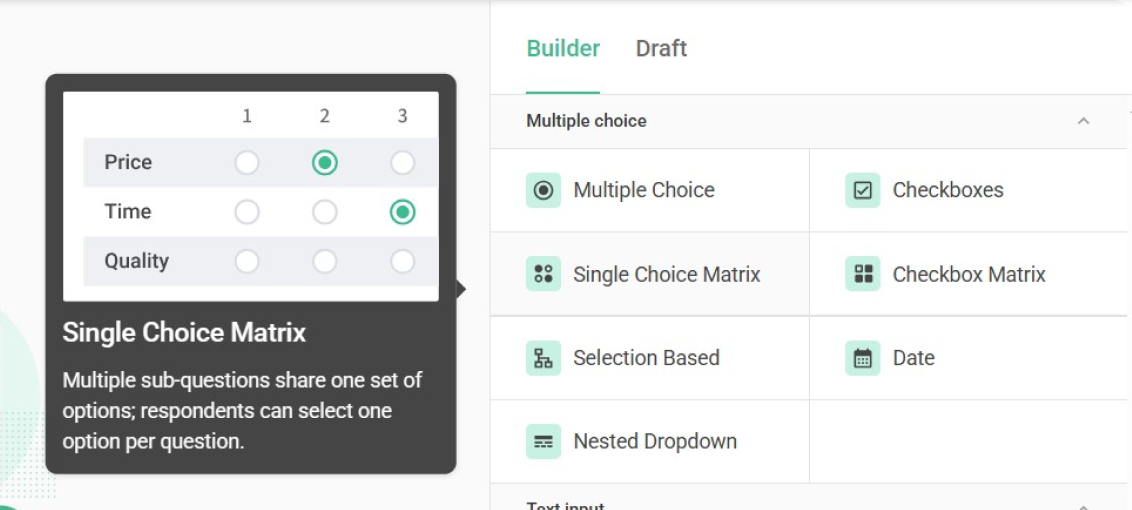Question Types｜SurveyCake Help Center