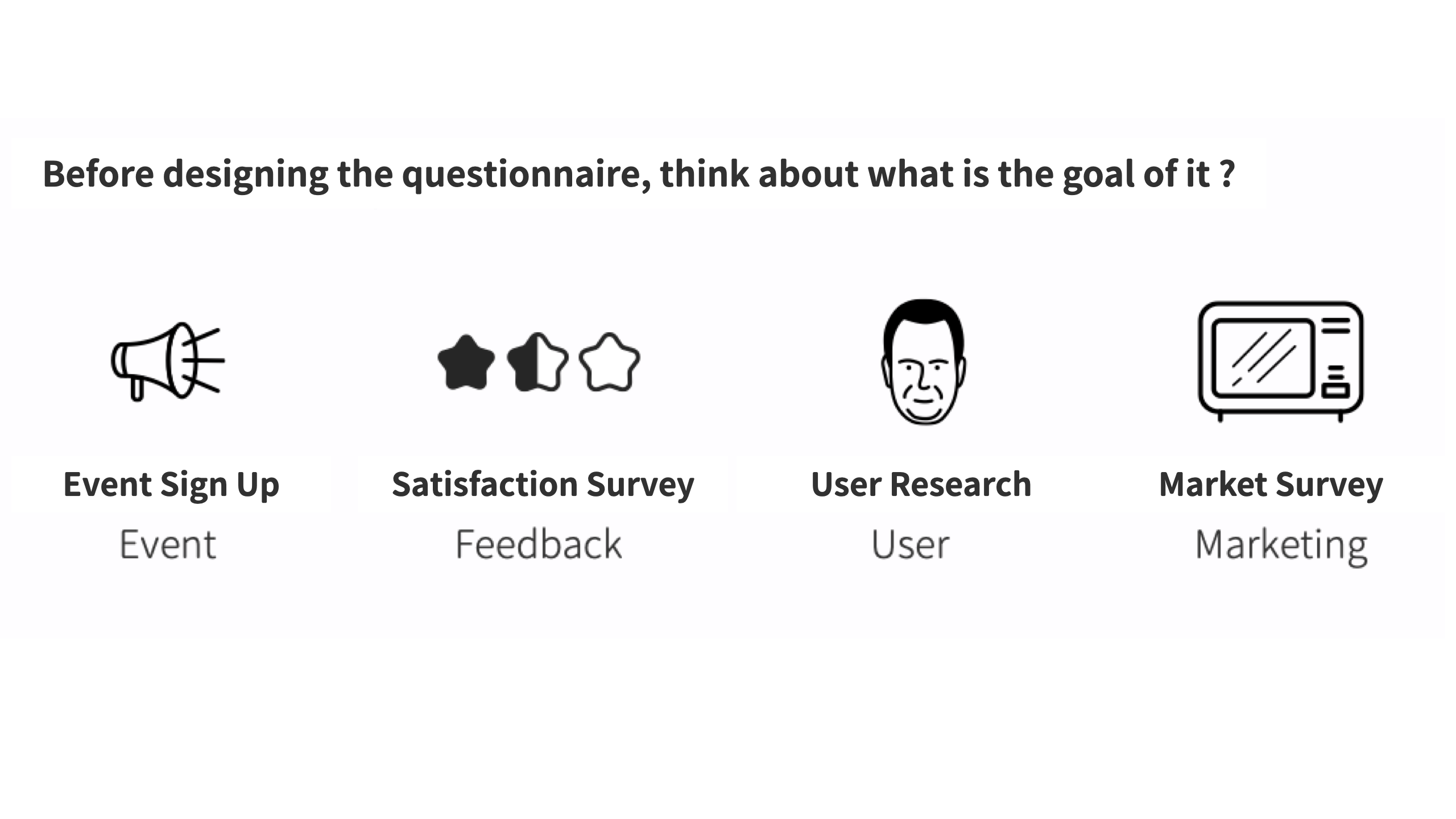 Questionnaire Structure｜SurveyCake Help Center