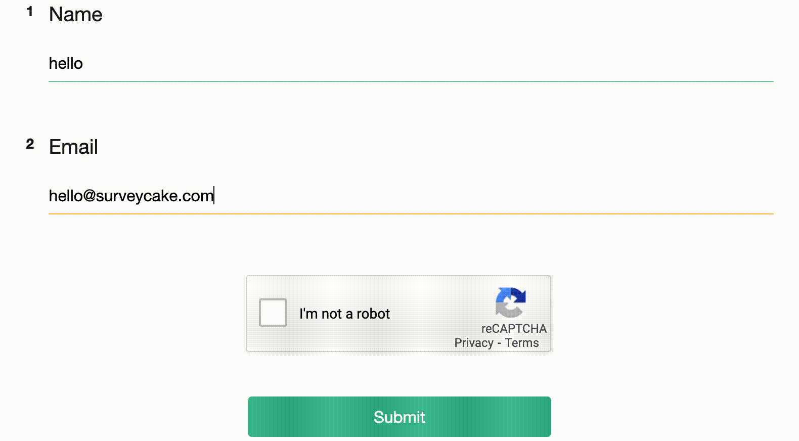 reCAPTCHA｜SurveyCake Help Center