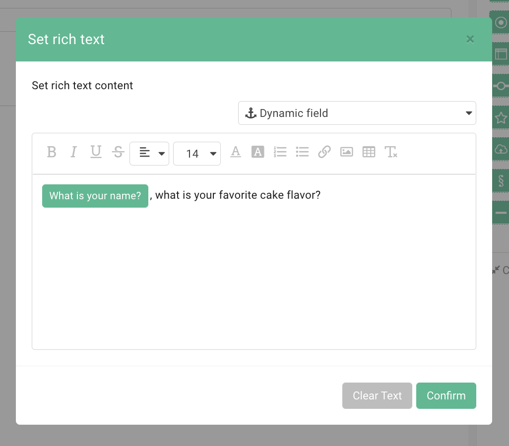 Dynamic Field｜SurveyCake Help Center