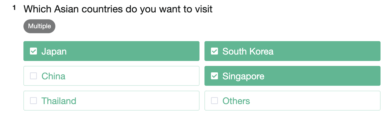 Selection Based｜SurveyCake Help Center
