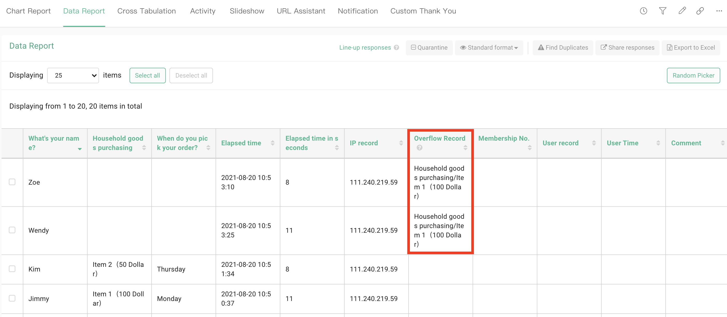 Selection Limit｜SurveyCake Help Center