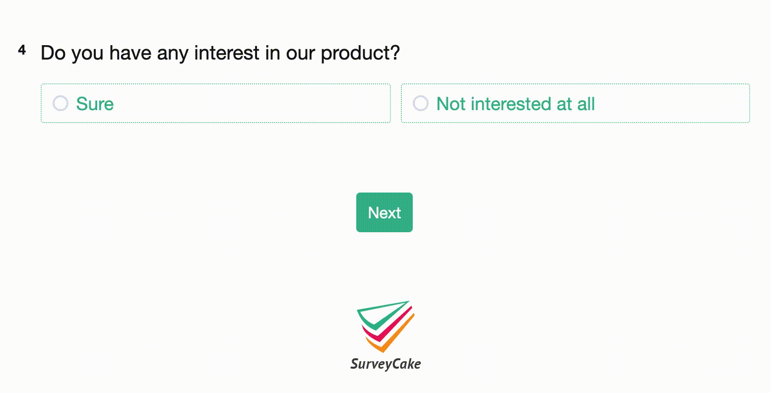 Skip Logic｜SurveyCake Help Center