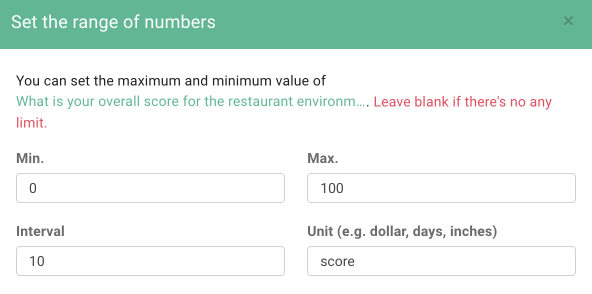 Slider｜SurveyCake Help Center