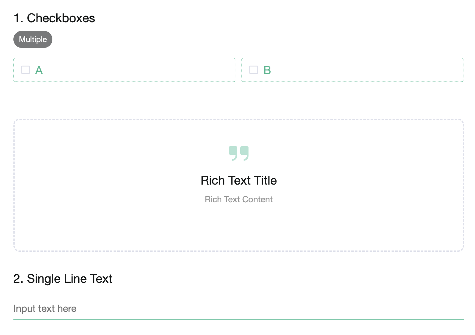 Rich Text｜SurveyCake Help Center