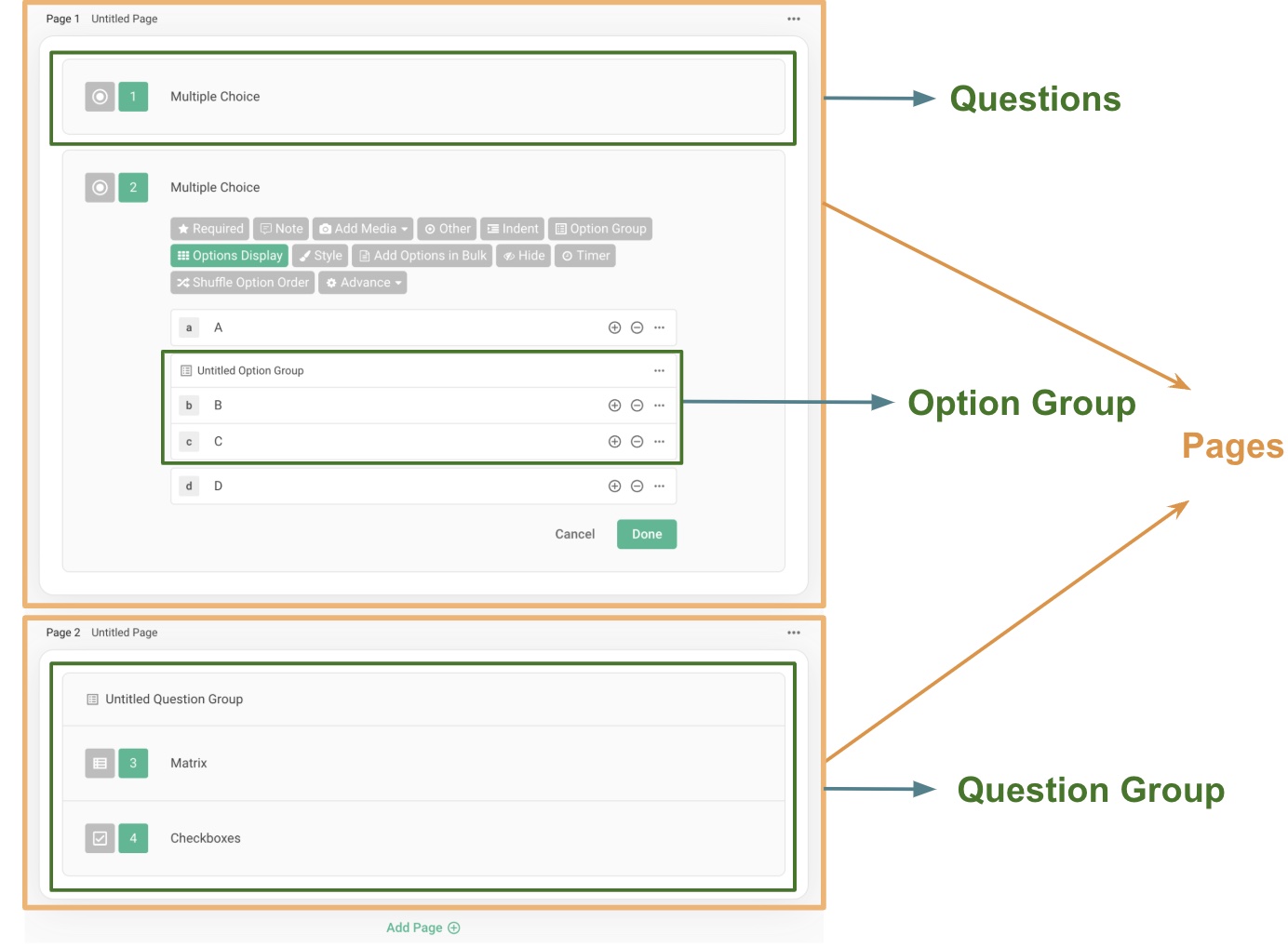 Survey Structure Levels｜SurveyCake Help Center