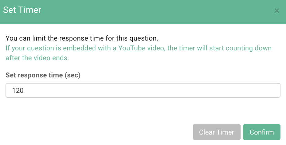 Timer｜SurveyCake Help Center