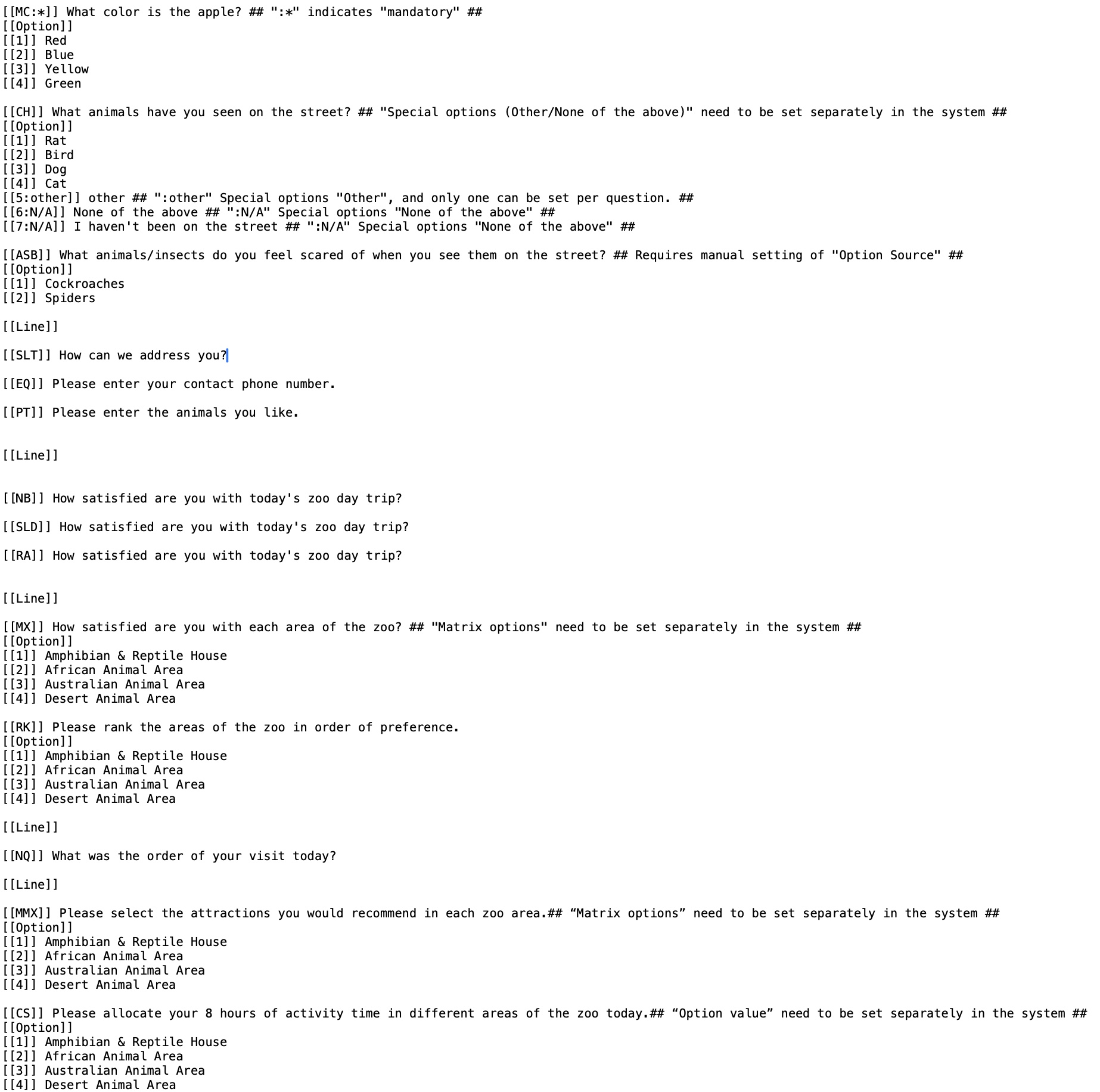 Import Survey｜SurveyCake Help Center