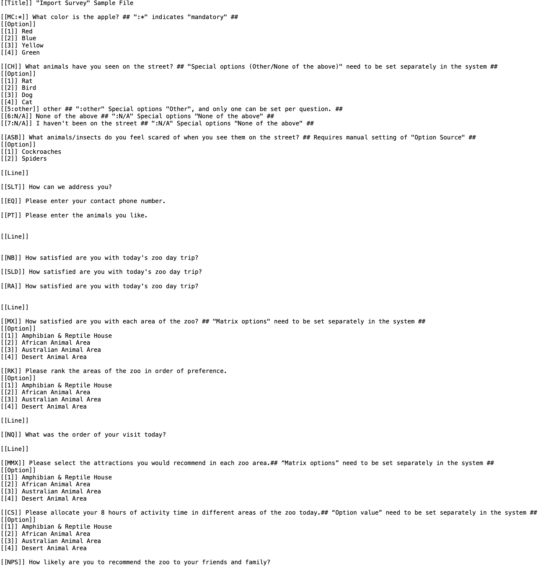 Import Survey｜SurveyCake Help Center